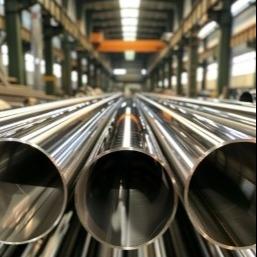 China Cold Rolled SS Round Pipe ASTM A554 5m Length Mirror Polished 5mm Thickness for sale