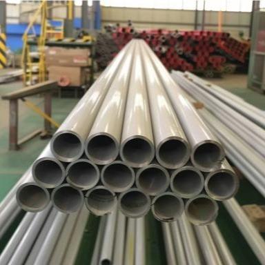 China ASTM Natural Silver 2B SS Round Pipe  Welding Package 220mm diameter spiral for sale