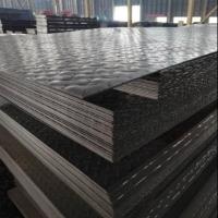 China Embossed 5 Bar ASTM 6060 Aluminum Sheet Plate 5052 H321 5086 Oxide Color for sale
