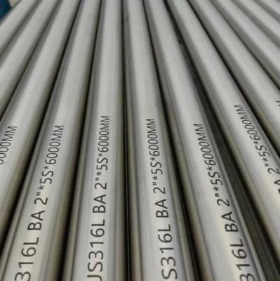 China 201/202/304/316/S31803/S32750 SS Round Pipe Ba/2b/No. 1/No.3/No.4/8K/Hl/2D Material Grade Rust Proof Yes for sale