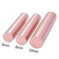 China 99.9% Pure C11000 H02 H04 H08 Copper Round Bar 6mm 8mm 10mm Diameter For Electric for sale