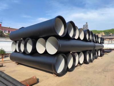 China DN800 Waste Treatment Sewage Cement Lined Ductile Iron Pipe K7 K8 K9 Cement Coating for sale