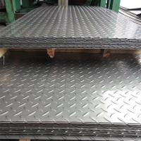China 301L SUS301L Stainless Steel Checkered Plate Custom Pattern Embossed Surface 5mm Thickness for sale