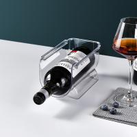 China Food Grade Plastic Wine Bottle Holder Bpa Free Stackable for sale