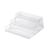 China Pantry OEM Kitchen Spice Holder Seasoning Rack Stand Organiser Transparent Plastic for sale