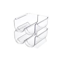 China Ultra Modern Wine Odm Storage Holder Rack Crystal Clear For 2 Bottle for sale