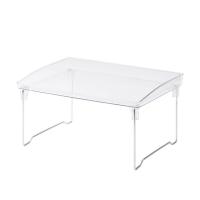 China Clear Injection Groove Cover Countertop Storage Shelves Foldable for sale