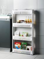 China Folding Plastic Organizer Shelf W13.5cm Plastic Corner Rack For Bathroom for sale