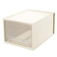 China PP Sterilite 3 Drawer Medium Countertop Unit White With Drawers Clear for sale