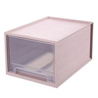 China PP Sterilite 3 Drawer Medium Countertop Unit White With Drawers Clear for sale