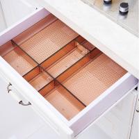 China Clarity Tableware Drawer Organizer 1L-3L Cutlery Drawer Inserts For Household for sale
