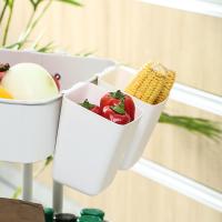 China 12x11 Plastic Hanging Storage Baskets Small Plastic Basket With Holes for sale
