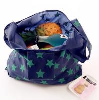 China Waterproof 210D Reusable Foldable Shopping Bag For Supermarket for sale
