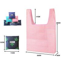 China Waterproof 210D Reusable Foldable Shopping Bag For Supermarket for sale