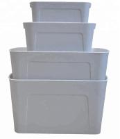 China Hot Selling Plastic Bins Box Organizer Box Storage with Lid for sale