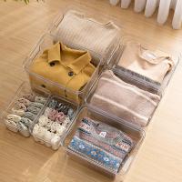 China 5L-20L Eco Wardrobe Transparent Drawer Organizer clear clothes bins for sale