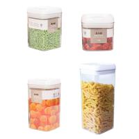 China 0.5L 0.8L 1.2L Sealed Food Containers PS PP ABS Plastic Kitchen Organizer for sale