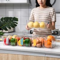 China 30.5x11.5CM Fruit And Vegetable Storage Containers Plastic Kitchen Organizer for sale