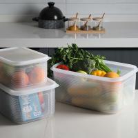 China 15.5L 9.6L 5.2L Fridge Freezer Storage Boxes Plastic Kitchen Organizer for sale