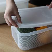 China 15.5L 9.6L 5.2L Fridge Freezer Storage Boxes Plastic Kitchen Organizer for sale