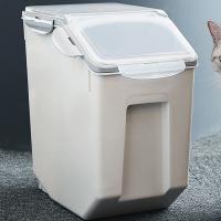 China Sealed 10kg Storage Container Airtight Rice Container 5kg White for sale