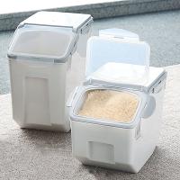 China Sealed 10kg Storage Container Airtight Rice Container 5kg White for sale