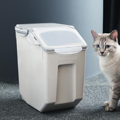 China 10KG 15KG Flour Container Dog Food Storage Container 30 Lbs 50 Lbs for sale
