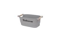 China 40x21.5cm Plastic Storage Bins With Handles Sundries Organizer for sale