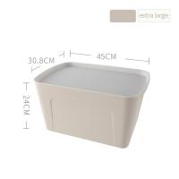China Good Quality Stackable Storage Box Stocked Plastic Storage Box Costume Color Print Logo Bedroom Organize for sale