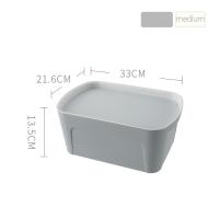 China Good Quality Stackable Storage Box Stocked Plastic Storage Box Costume Color Print Logo Bedroom Organize for sale