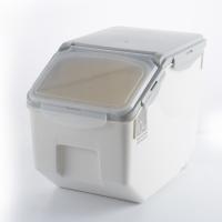 China Sealed 10kg Storage Container Airtight Rice Container 5kg White for sale