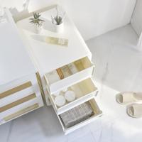 China Individual 6 Drawer Plastic Storage Container 66cm 6 Tier Plastic Storage Drawers for sale