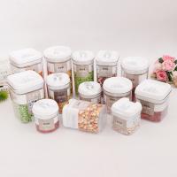 China 1.2L 1.9L Airtight Plastic Storage Containers With Rubber Seal Leak Proof for sale