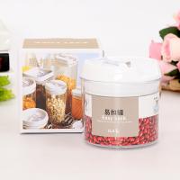 China 1.2L 1.9L Airtight Plastic Storage Containers With Rubber Seal Leak Proof for sale