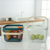 China Multifunctional 24*17cm Wire Mesh Storage Baskets Home Collection for sale