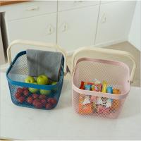 China Multifunctional 24*17cm Wire Mesh Storage Baskets Home Collection for sale