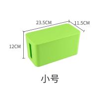 China Cord Organizer Box Hard PS Green Storage Box For Chargers And Cables for sale