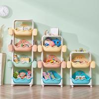China Removable Plastic Organizer Shelf Candy Color Plastic Rack Shelving for sale