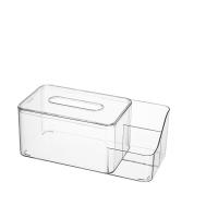 China OEM PET Transparent Tissue Box Desktop Acrylic Kleenex Box for sale