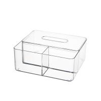 China OEM PET Transparent Tissue Box Desktop Acrylic Kleenex Box for sale