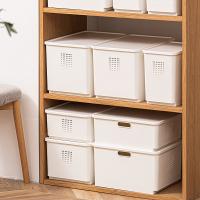 China No Burr Oem Recycled Plastic Storage Box With Lid for sale