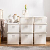 China Tall And Short OEM Stacking Storage Bins On Wheels Pp for sale