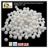 China High Water Absorption Activated Alumina Desiccant 3-5mm White Ball for sale
