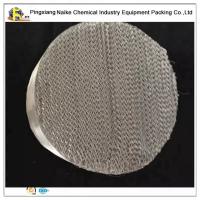 China Structured Packing 304 316 410 for Distillation Column Stainless Steel Metal Vacuum to High Pressure Plate ISO9001:2000 for sale