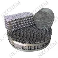 China Stainless Steel Metal Structured Packing Column Packing For Distillation Column for sale