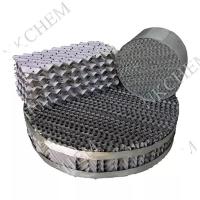 China Packing Distillation Columns 500Y Metal Structured Packing for sale