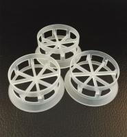 China Polypropylene Plastic Random Packing Cascade Ring 25mm 38mm 50mm 76mm for sale