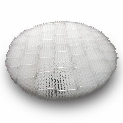 China Plastic Structured Packing Plastic Corrugated Plate Packing For Purification Of Tail Gas for sale