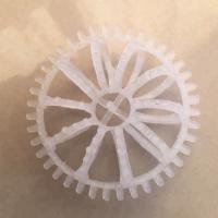 China Plastic Teller Rosette Rings Random Tower Packing Random Packing Plastic Teller Rosette Ring for Scrubbing for sale