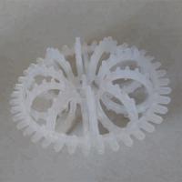 China Plastic Teller Rosette Rings Random Tower Packing Random Packing Plastic Teller Rosette Ring for Scrubbing for sale
